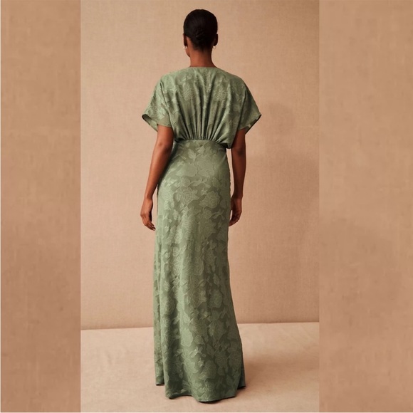 Anthropologie | Dresses | Anthropologie X Hutch Lindy Green Floral ...